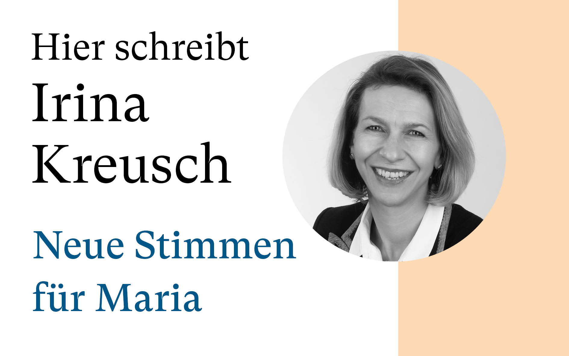 Neue Stimmen für Maria - Sinn und Gesellschaft
